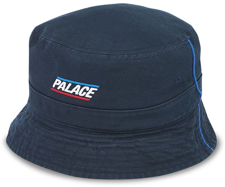 Buy Palace Pipeline Bucket 'Navy' - P18H060 | GOAT UK