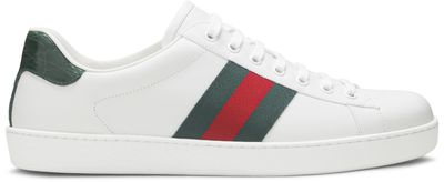 Buy Gucci Ace Leather 'White' - 386750 A3830 9071 | GOAT