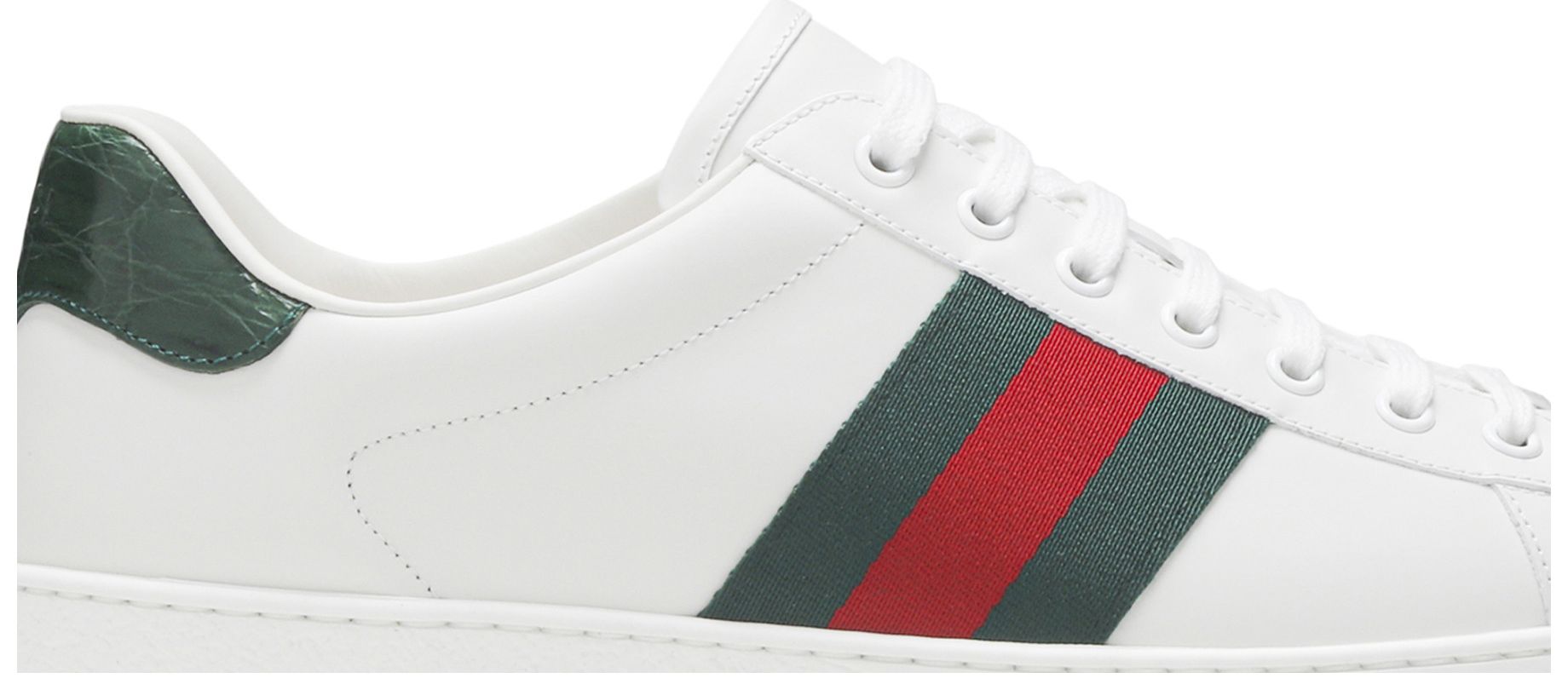 Buy Gucci Ace Leather 'White' - 386750 A3830 9071 | GOAT