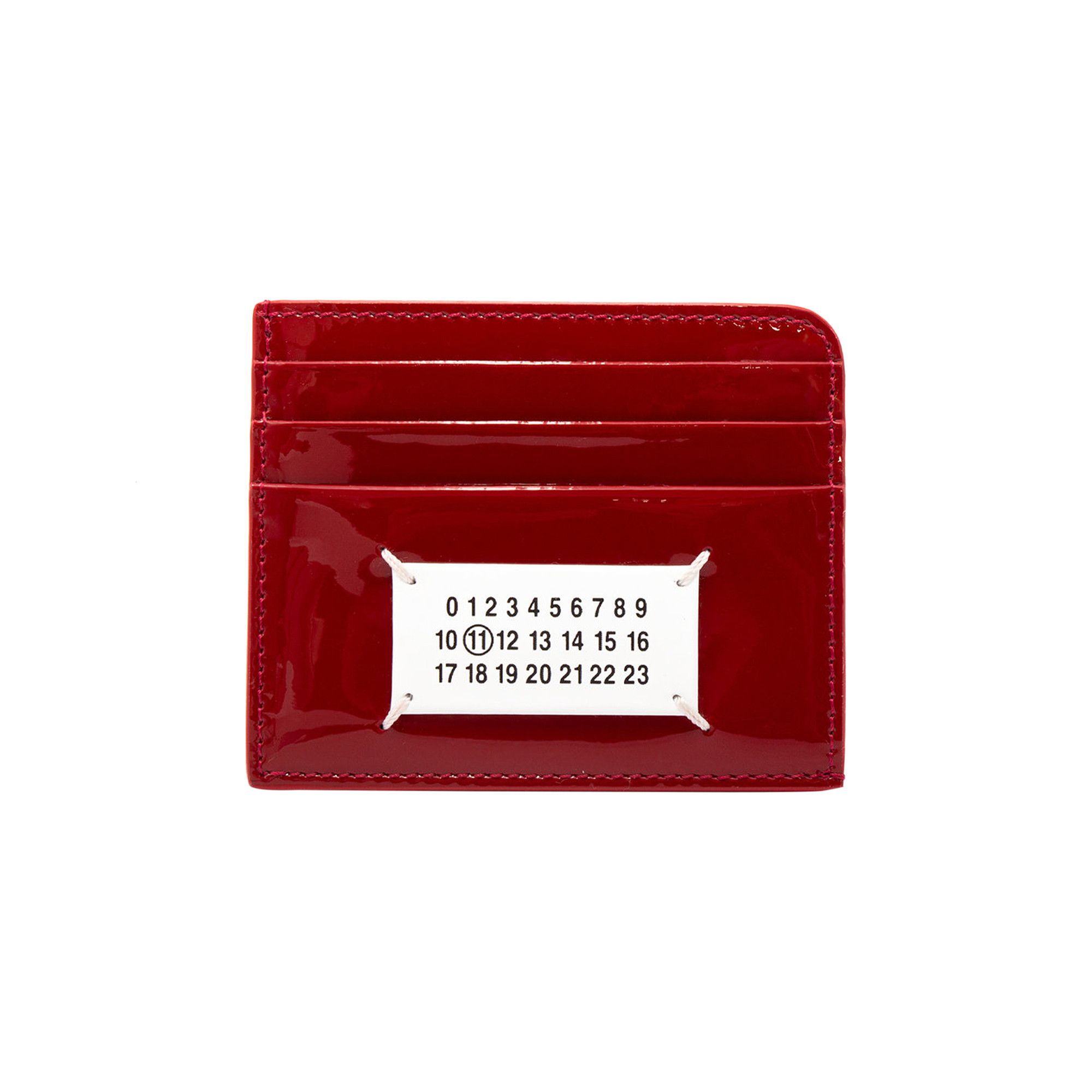 Buy Maison Margiela Patent Card Holder Red S56UI0140 P4986 T4045 GOAT