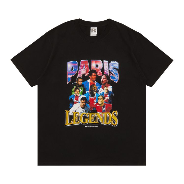Buy LineUp x Retro Football Gang Paris 1990s Legends T-Shirt 'Black ...