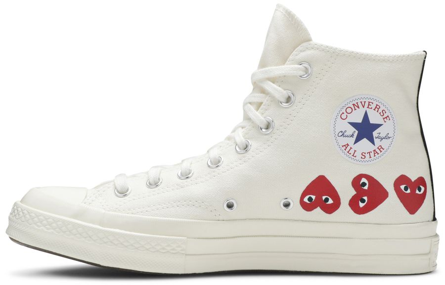 Buy Converse Comme des Garçons Play x Chuck 70 Hi Top 'Multi Heart ...