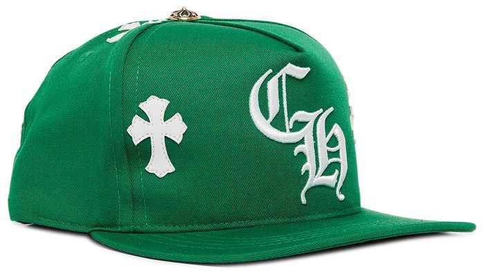 Buy Chrome Hearts Cross Patch Hat 'Green' - 1383 1FW220701CPH GREE | GOAT