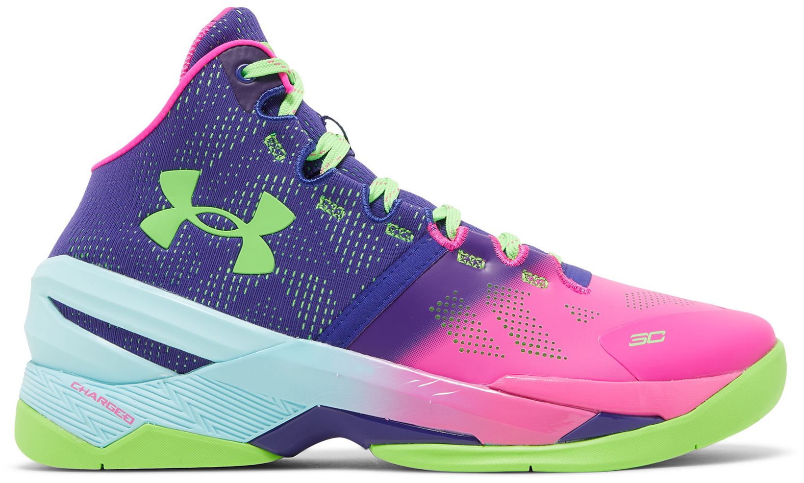 Buy Under Armour Curry 2 Retro 'Northern Lights' 2022 - 3026052 600 | GOAT