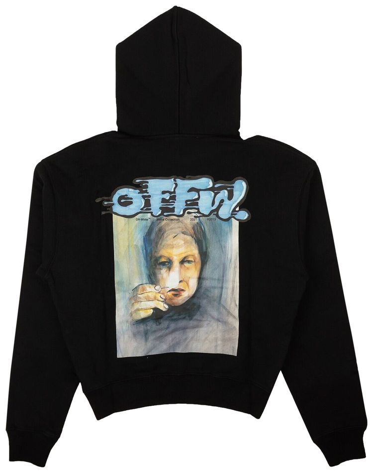Buy Off-White Liquid Mirko Hoodie 'Black' - OMBB037S21FLE0071045 | GOAT