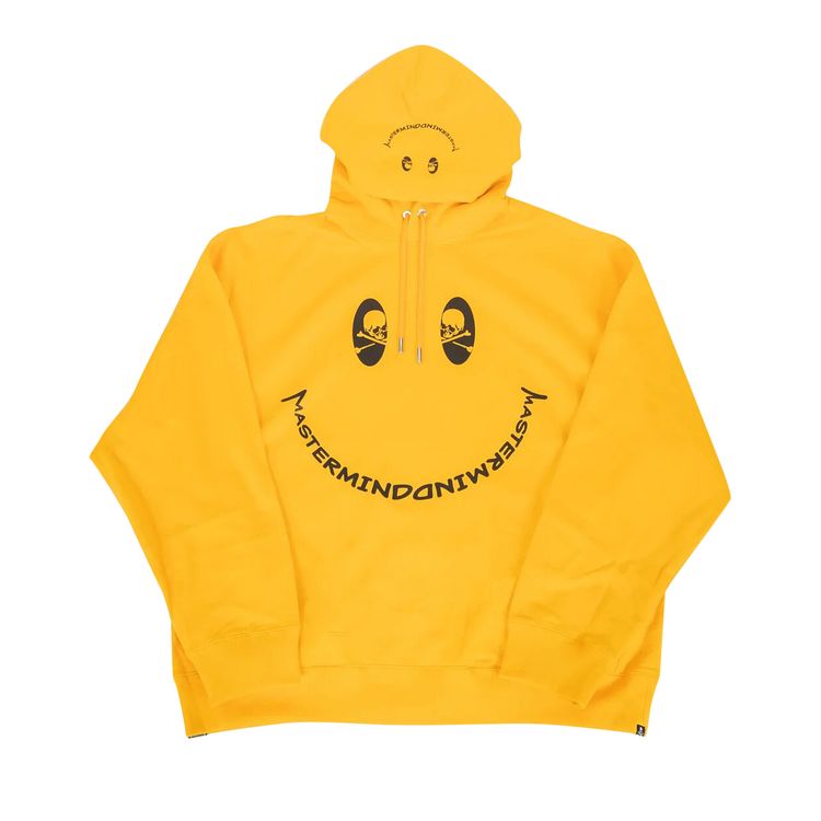 Buy Mastermind Face Logo Hoodie 'Yellow' - MW22S09 SW063 YELL | GOAT