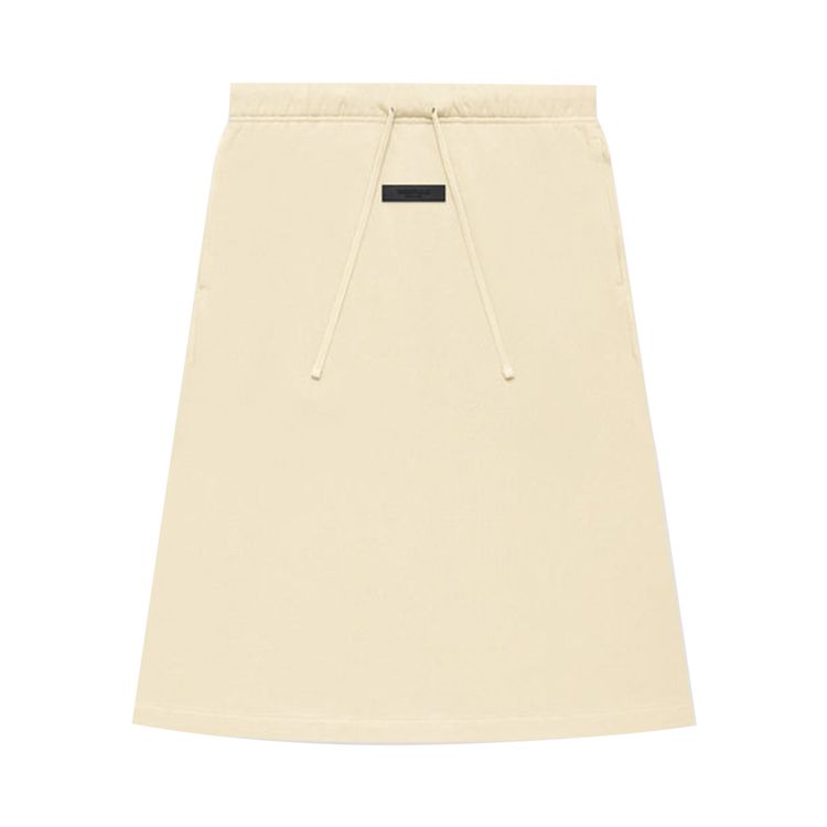 Buy Fear of God Essentials French Terry Long Skirt 'Egg Shell ...