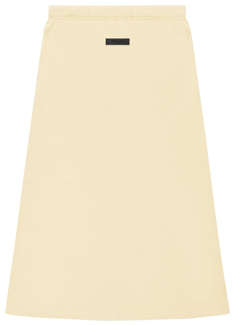 Buy Fear of God Essentials Jersey Long Skirt 'Egg Shell ...