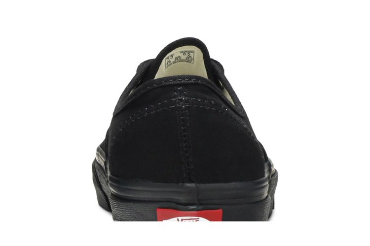 vans authentic all black