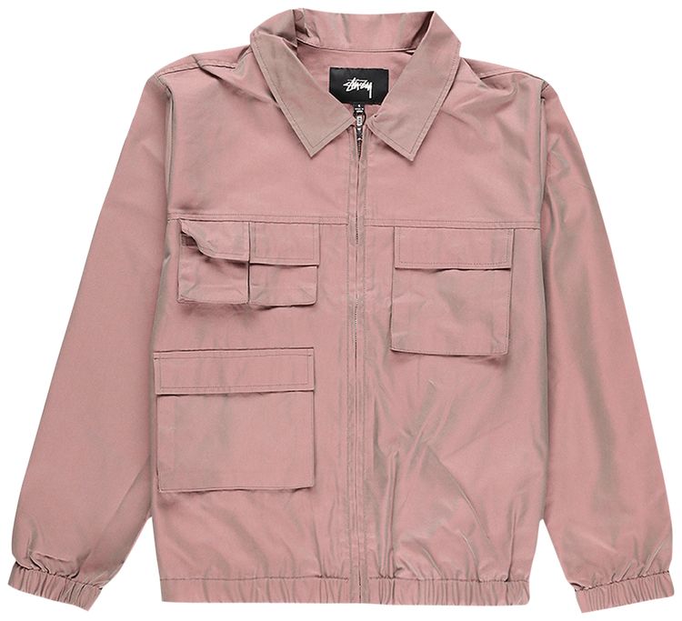 Buy Stussy Iridescent Jacket 'Red' - 215127 RED | GOAT