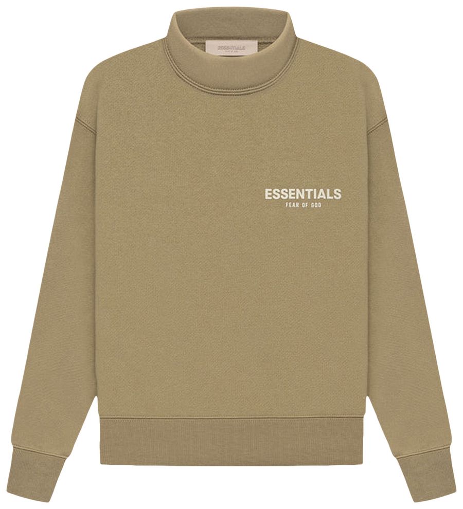 Buy Fear of God Essentials Kids Essentials Mockneck 'Oak ...