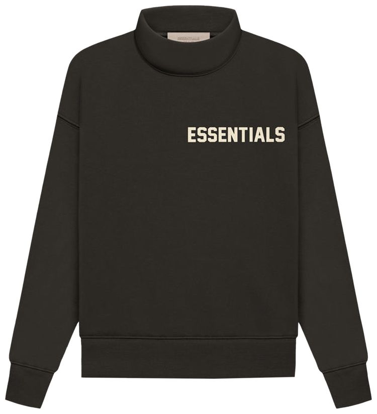 Buy Fear of God Essentials Kids Long-Sleeve Mockneck 'Off Black ...