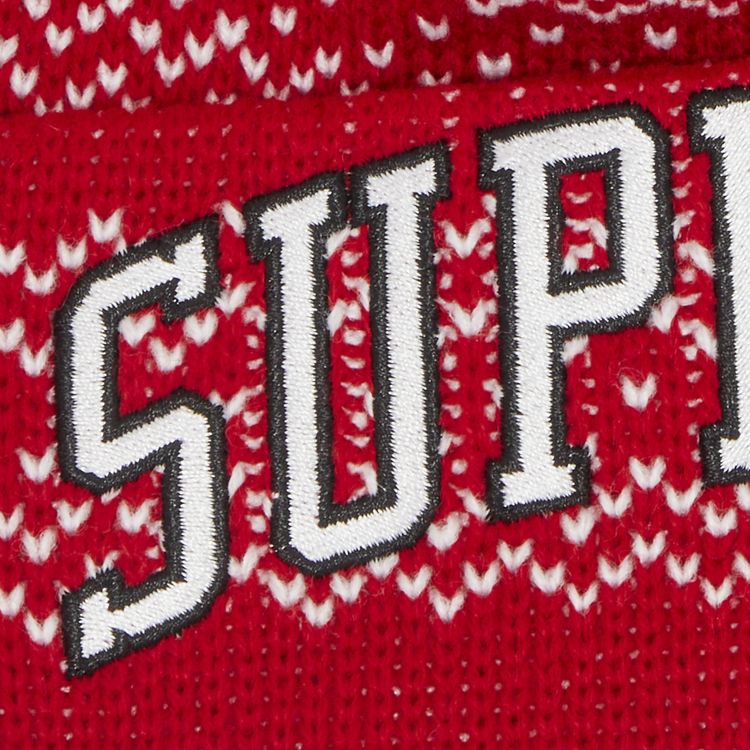 Buy Supreme x New Era Split Beanie 'Red' - FW22BN30 RED | GOAT