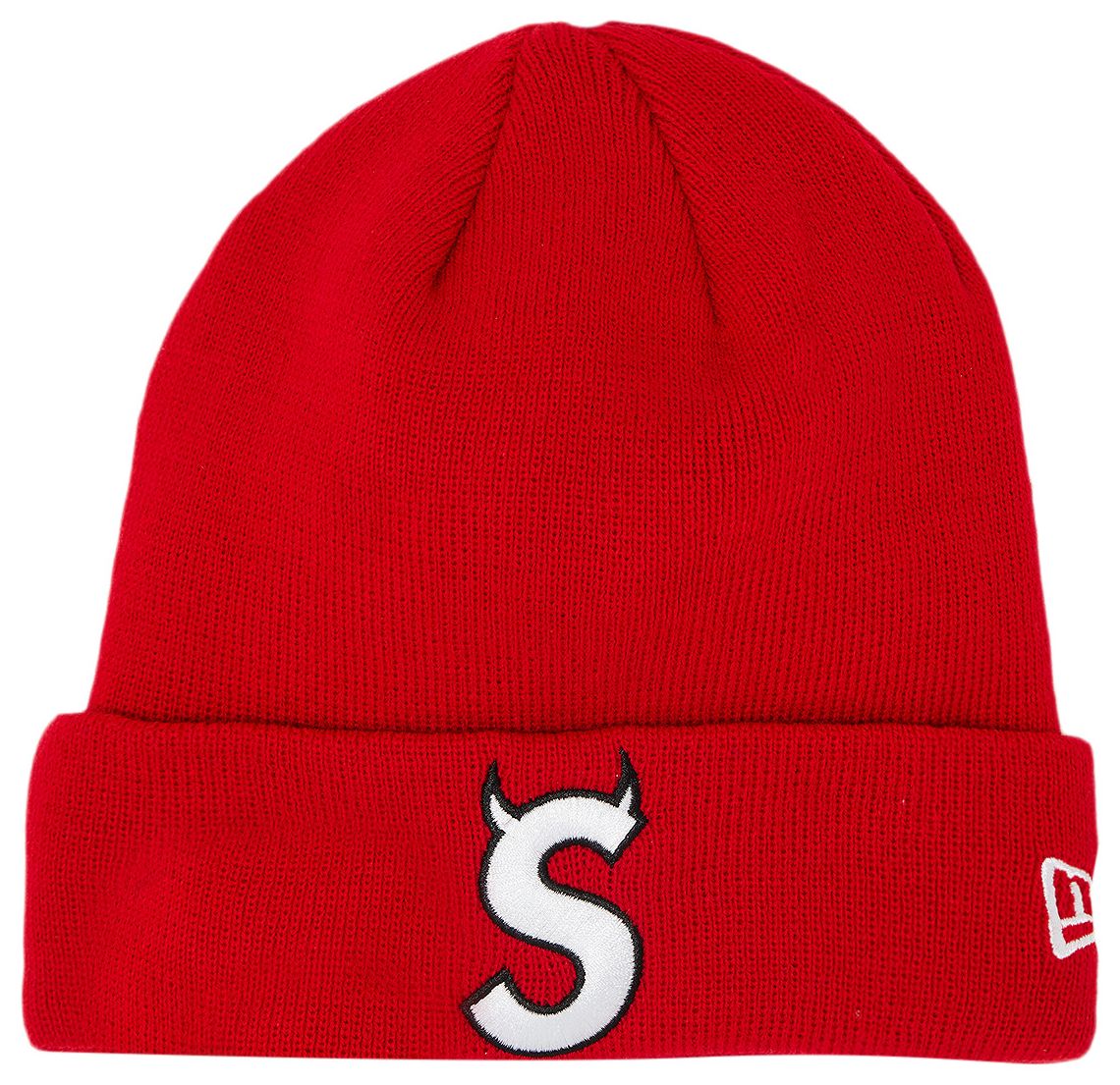 Buy Supreme x New Era S Logo Beanie 'Red' - FW22BN11 RED | GOAT