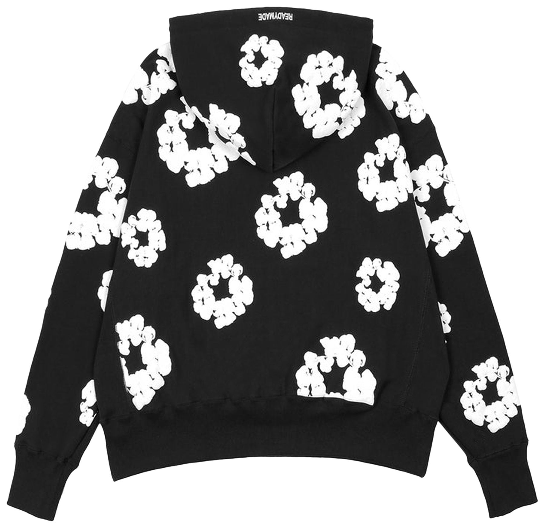 Buy READYMADE x Denim Tears Cotton Wreath Hoodie 'Black/White' - RM K01 ...