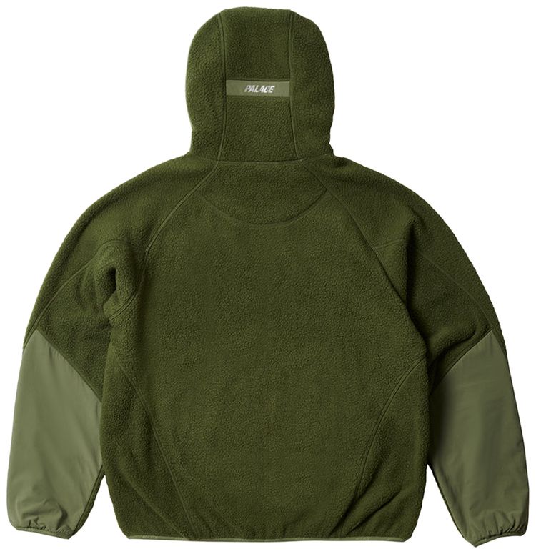 Buy Palace Therma Hooded Fleece Jacket 'Olive' - P23JK181 | GOAT