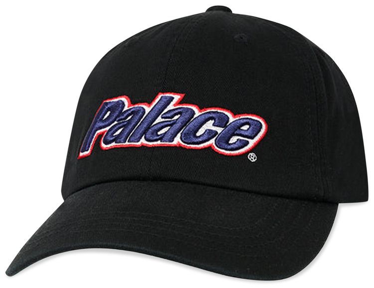 Buy Palace Lowercase 6-Panel 'Black' - P23H275 | GOAT