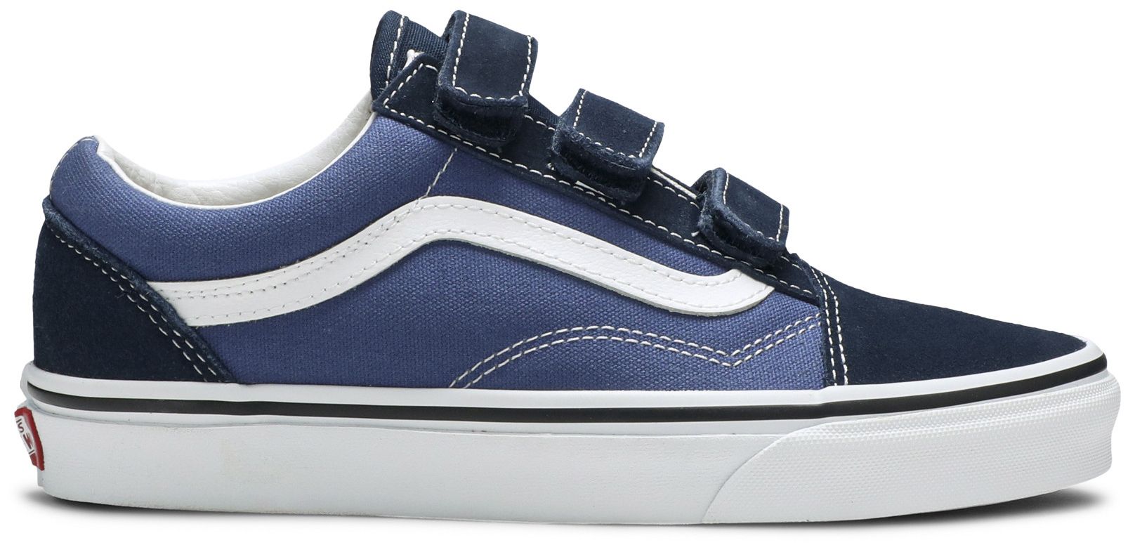 Buy Vans Old Skool Suede Canvas Velcro 'Dress Blue' - VN0A3D29OIW | GOAT