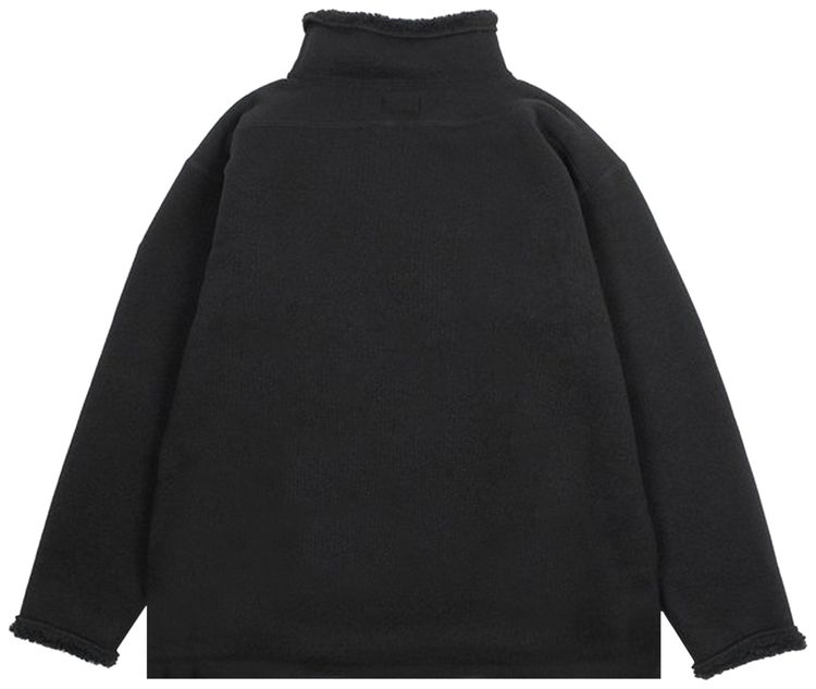 Buy Cav Empt High Neck Fleece Pullover 'Black' - CES23CS21 BLAC | GOAT