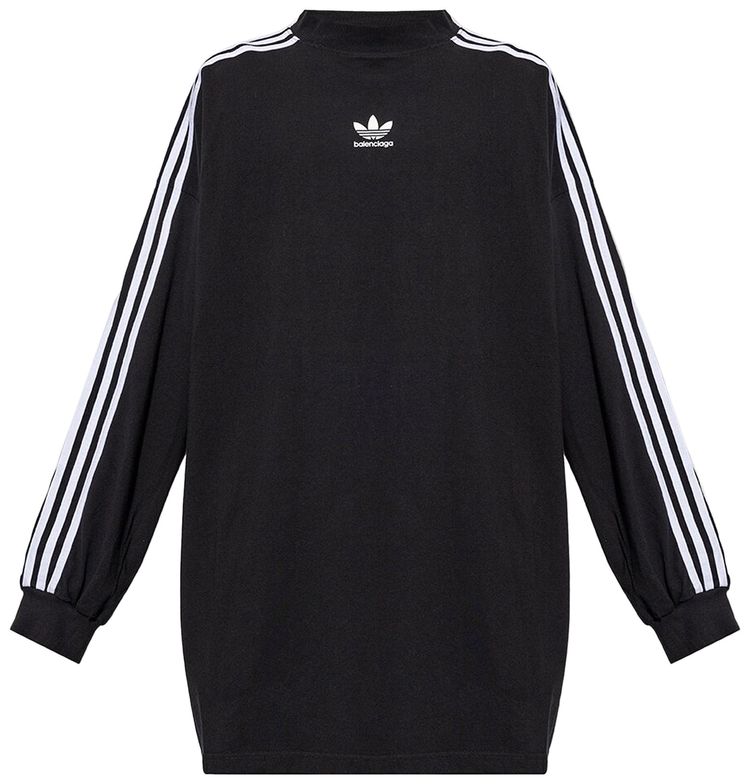 Buy Balenciaga x adidas Oversized Long-Sleeve T-Shirt 'Black' - 728789 ...