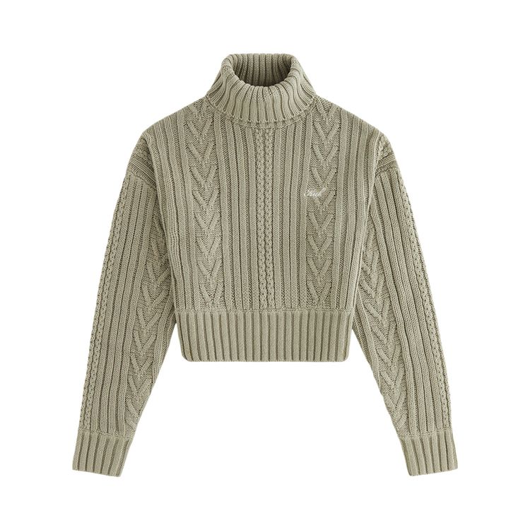 Buy Kith Women Finley Cable Knit Quarter Zip 'Element' - KHW030208 256 ...