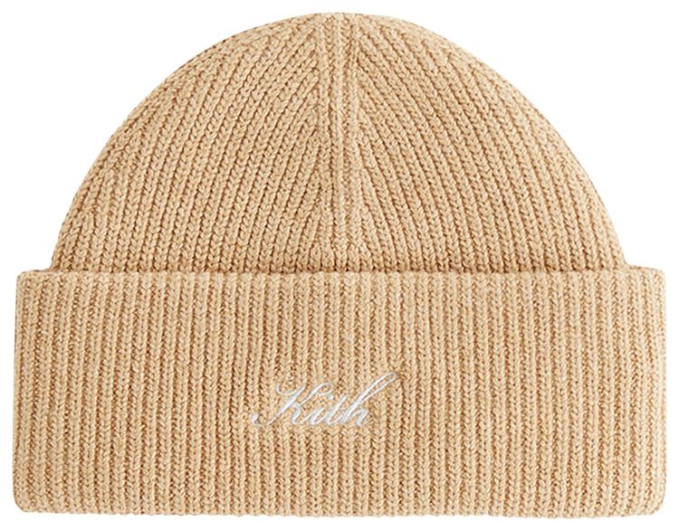 Buy Kith Women Mia Rib Beanie 'Coffee Heather' - KHW050047 217 | GOAT