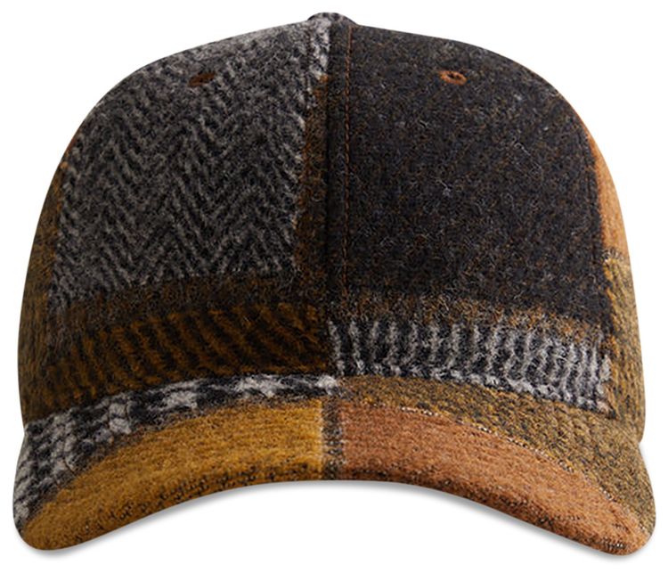 Buy Kith Patchwork Print Serif Cap 'Chestnut' - KHM050246 214 | GOAT