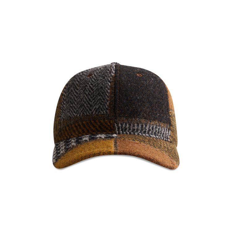 Buy Kith Patchwork Print Serif Cap 'Chestnut' - KHM050246 214 | GOAT