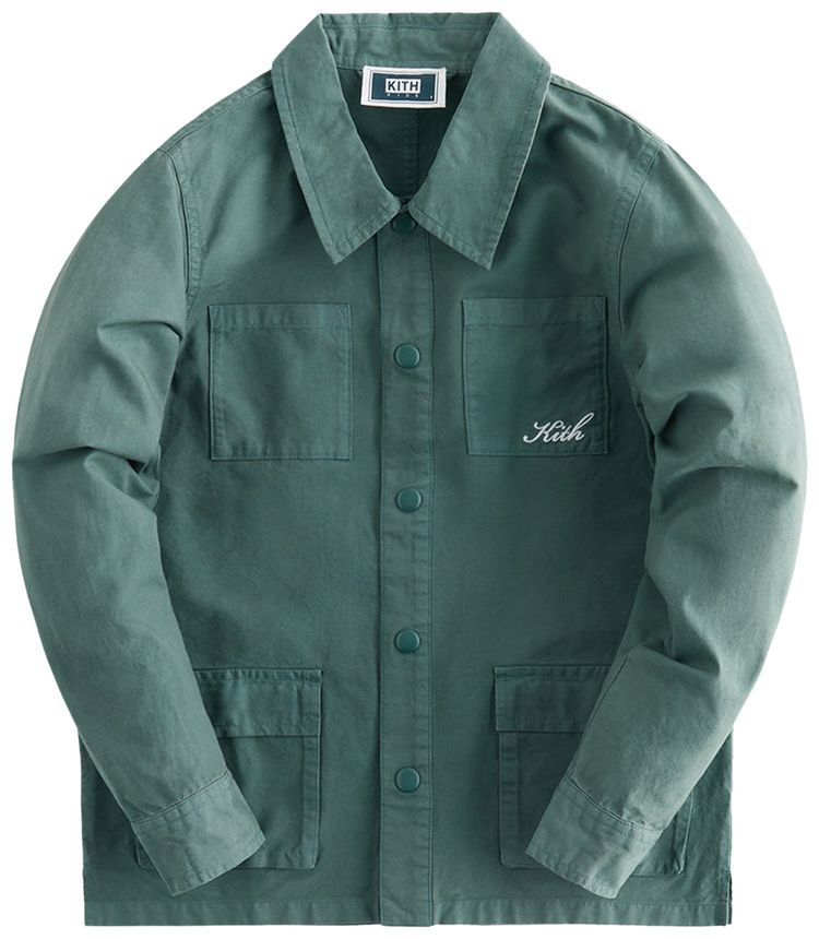 Buy Kith Kids Classic Ginza Jacket 'Jungle Green' - KHK010048 333 | GOAT