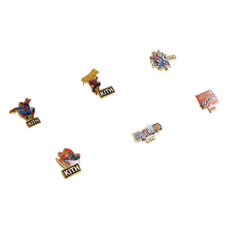 Buy Kith For Spider Man Enamel Pin Set 'Multi' - KHL150127 906 | GOAT