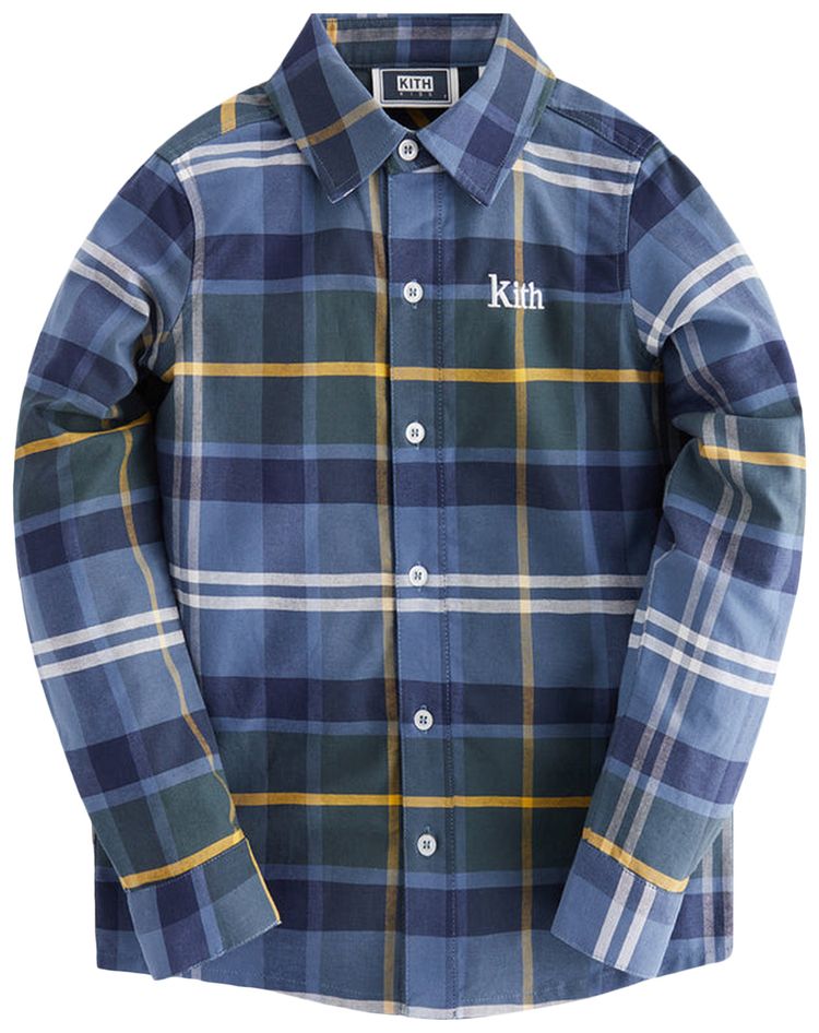 Buy Kith Kids Oxford Shirt 'Serpentine' - KHK030261 336 | GOAT UK