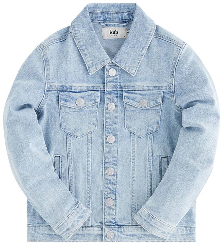 Buy Kith Kids Classic Denim Jacket 'Light Indigo' - KHK010050 415 | GOAT