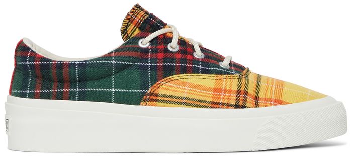 Buy Converse Skid Grip Low 'Twisted Plaid - Egret' - 169218C | GOAT