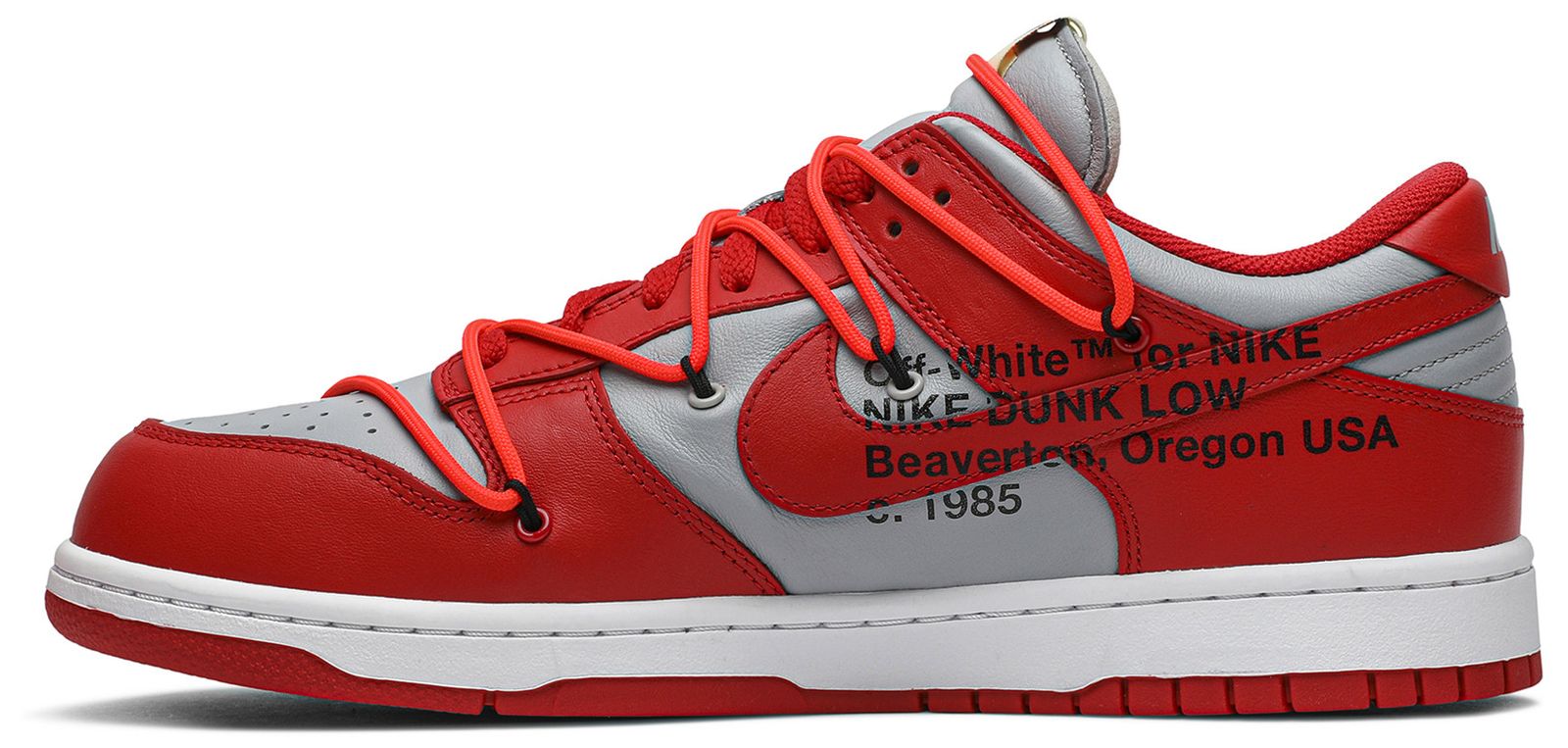 Buy Off-White x Nike Dunk Low 'University Red' - CT0856 600 | GOAT