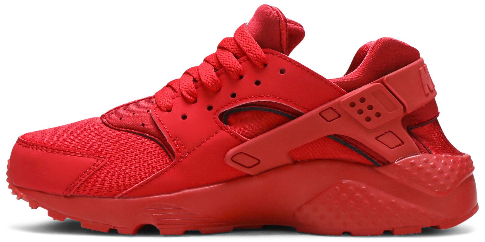 Buy Nike Huarache Run GS 'Triple Red' - 654275 600 | GOAT