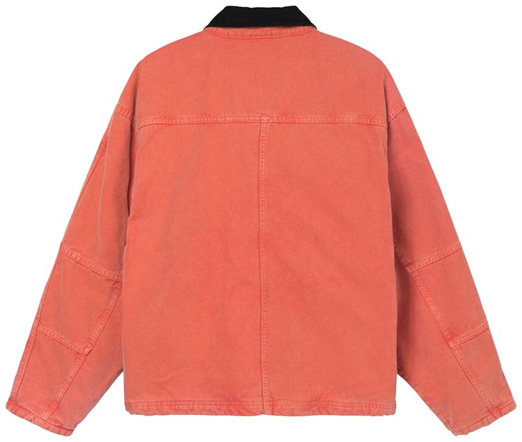 Buy Stussy Washed Canvas Shop Jacket 'Orange' - 115589 ORAN | GOAT
