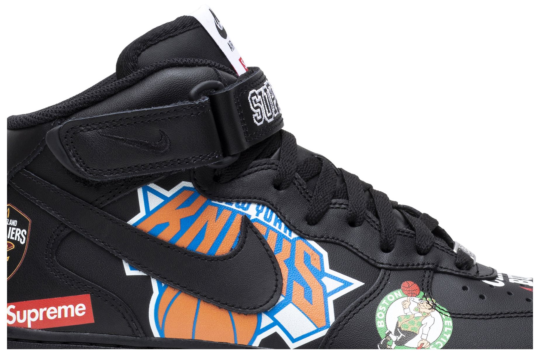 Buy Supreme x NBA x Nike Air Force 1 Mid 07 'Black' - AQ8017 001 | GOAT
