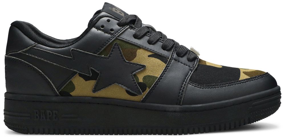 Buy Bapesta Low M1 '1st Camo - Black' - 1F80191002 BLK | GOAT