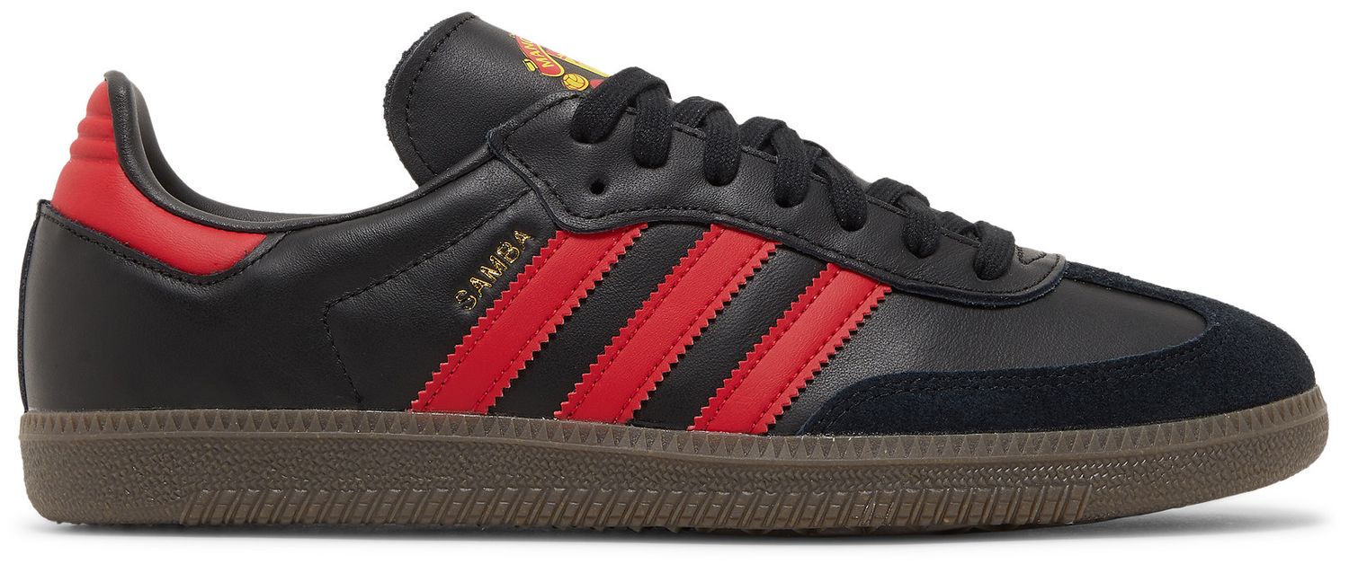 Buy Manchester United x adidas Samba Team 'Black Real Red' - HQ7030 | GOAT