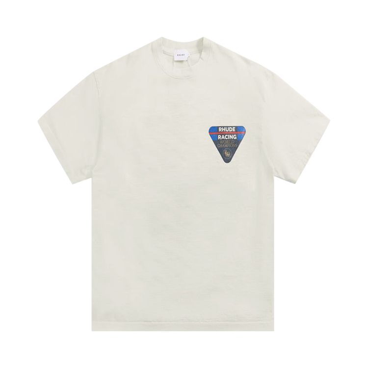 Buy Rhude Race Patch Tee 'White' - PS23TT108376110611 | GOAT