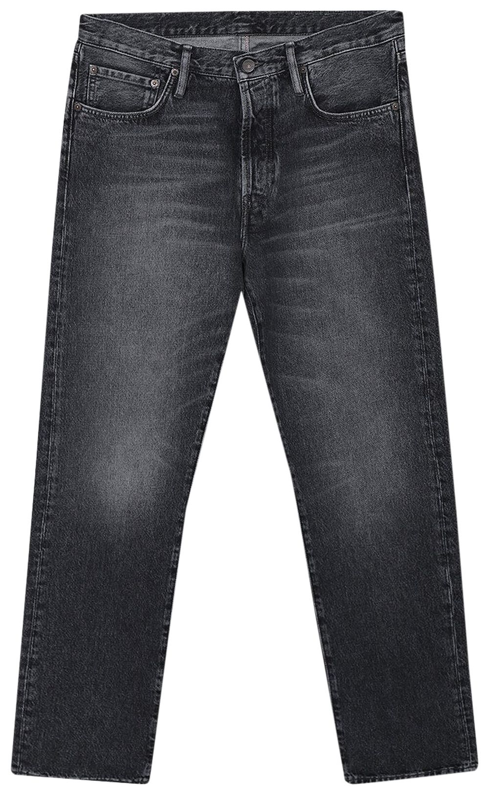 Buy Acne Studios Regular Fit Jeans 'Black' - B00285 GOAT BLAC | GOAT