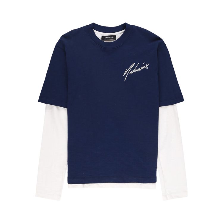 Buy Nahmias Double-Sleeve Top 'Navy' - SS23 JSY5 T1G42 410 | GOAT