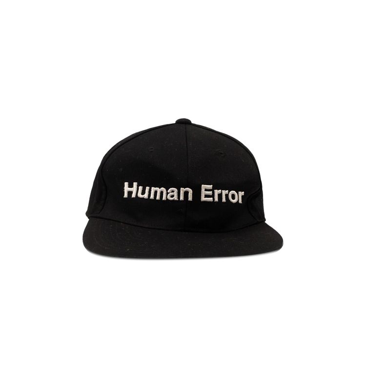 Buy Undercover Human Error Embroidered Baseball Cap 'Black' - 611 ...