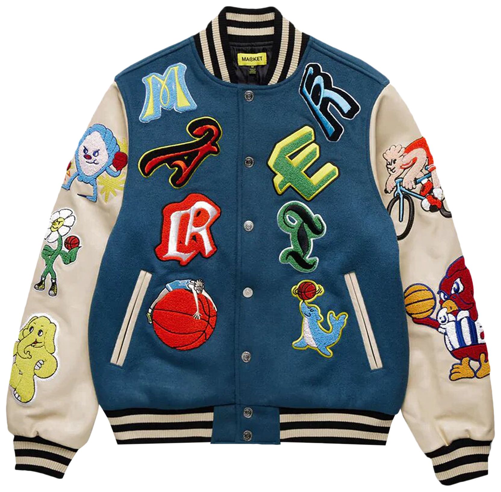 Buy Market Varsity Overload Varsity Jacket 'Multicolor' - 389000081 ...