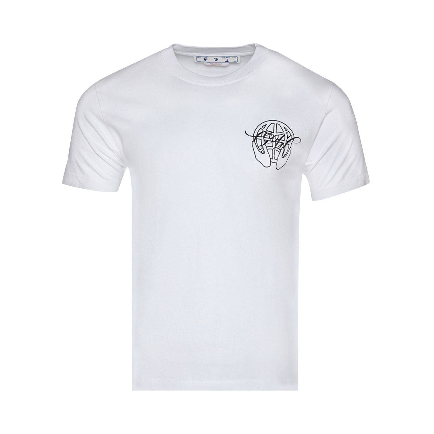 Buy Off-White Hand Arrow Slim T-Shirt 'White/Black ...