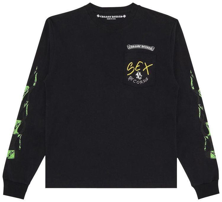 Buy Chrome Hearts x Matty Boy Sex Records It Is What It Is Long-Sleeve T-Shirt 'Black' - 1383 ...