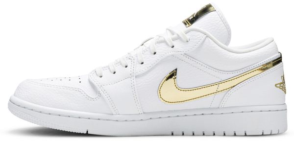 Buy Wmns Air Jordan 1 Retro Low 'White Metallic Gold' - CZ4776 100 | GOAT