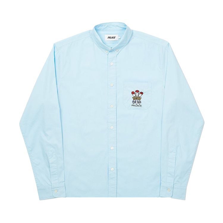 Buy Palace Ich Bun Shirt 'Blue' - P19SHT023 | GOAT
