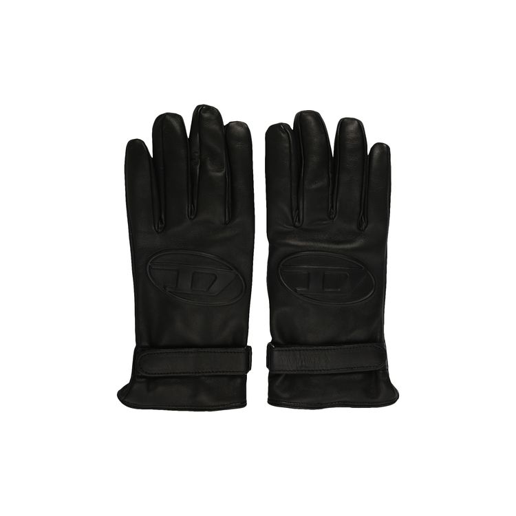 Buy Diesel G-Dermont Leather Gloves 'Black' - A08257 0SGAL 9XX | GOAT