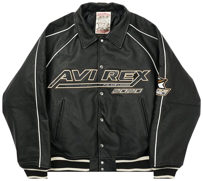 Buy Palace Avirex No Snakes Jacket 'Black' - P19JK200 | GOAT